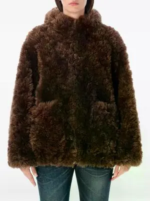 URBANCODE Vegancode Hooded Faux-fur Coat