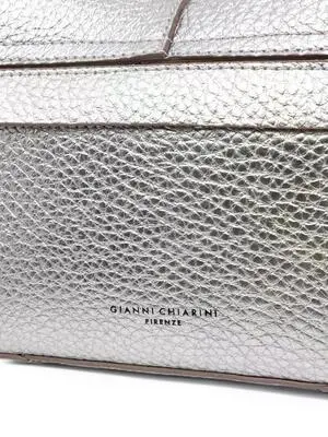 GIANNI CHIARINI Helena Round Grainy-leather Shoulder Bag