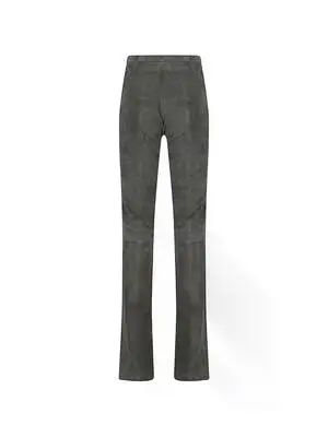 Stouls Icham Suede Flared Trousers