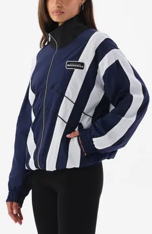 OFF SEASON Colorblock Windbreaker Jacket - Navy