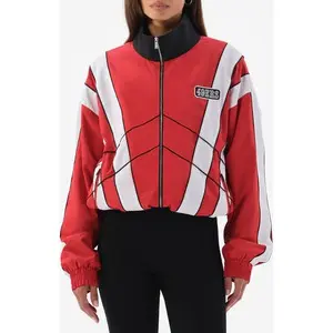 OFF SEASON Colorblock Windbreaker Jacket Red