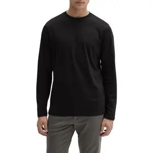 Robert Barakett Georgia Pima Cotton Long Sleeve T-shirt - Black