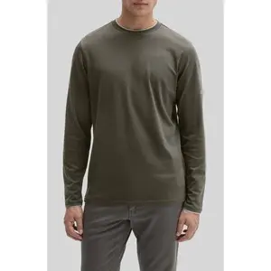 Robert Barakett Georgia Pima Cotton Long Sleeve T-shirt - Dusty Olive