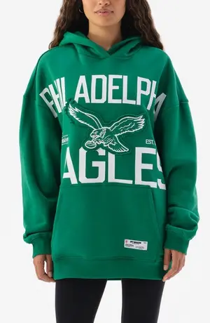 OFF SEASON Graphic Oversized Hoodie - Green