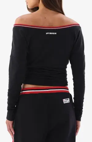 OFF SEASON Off The Shouldered Long Sleeve Top