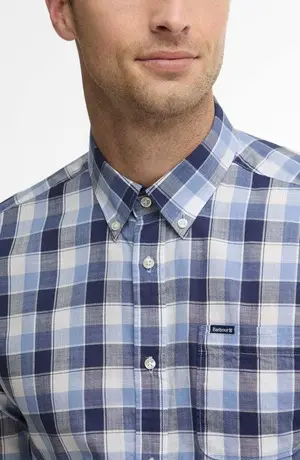 Barbour Harwood Gingham Tailored Fit Button Down Shirt