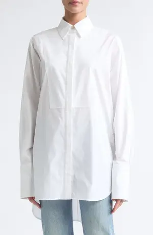 RÙADH Dover Tuxedo Shirt - White