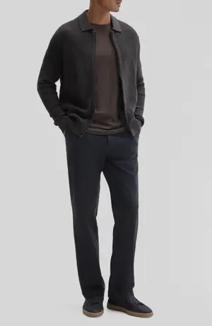 Robert Barakett Gregorio Full Zip Cardigan Sweater