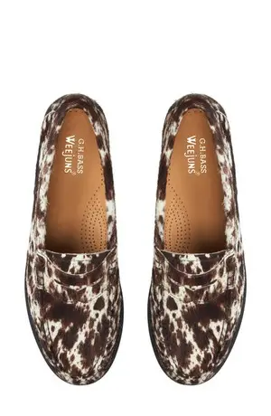 G.H.BASS Whitney Weejuns® Genuine Calf Hair Loafer