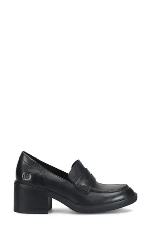 BØRN Valeria Loafer - Black Leather
