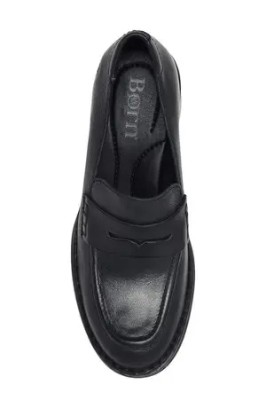 BØRN Valeria Loafer - Black Leather
