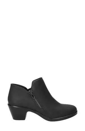 EASY WORKS BY EASY STREET Arbor Faux Leather Ankle Bootie - Black Matte