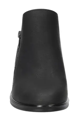 EASY WORKS BY EASY STREET Arbor Faux Leather Ankle Bootie - Black Matte