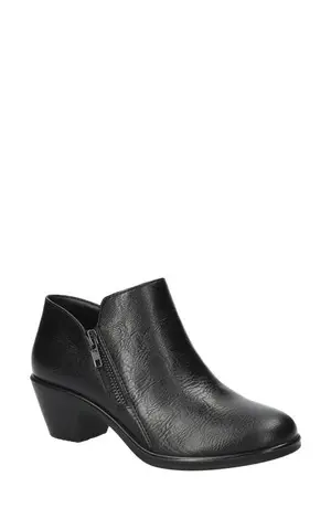 EASY WORKS BY EASY STREET Arbor Faux Leather Ankle Bootie Black