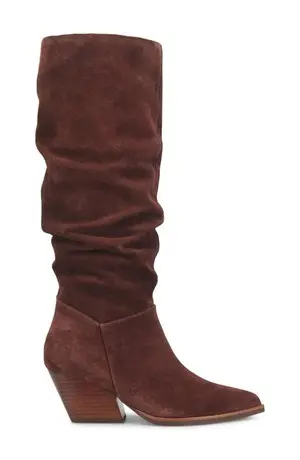 Kork-Ease® Darlene Knee High Boot - Burgundy Suede