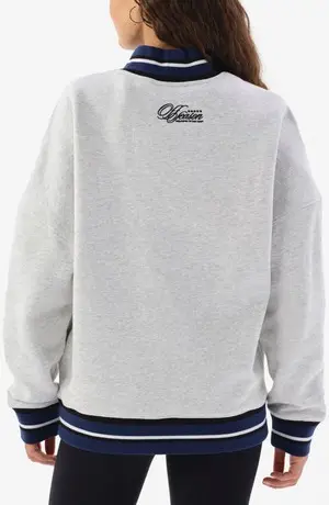 OFF SEASON Philadelphia Eagles Mock Neck Graphic Sweatshirt - Heather Grey/seahawks