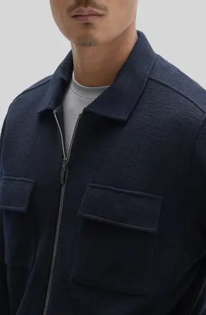 Robert Barakett Mezner Cropped Zip Jacket