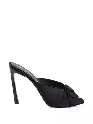 Ermanno Scervino Knotted Peep-toe Heeled Sandals