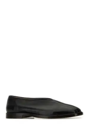 LEMAIRE Dark Leather Loafers - Brown