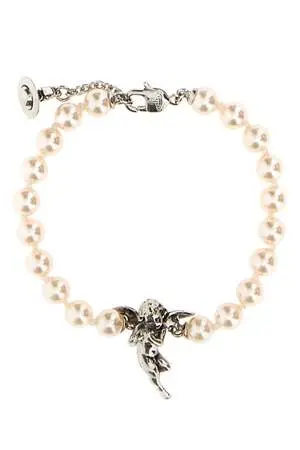 VIVIENNE WESTWOOD Ivory Pearls Putti Bracelet - White