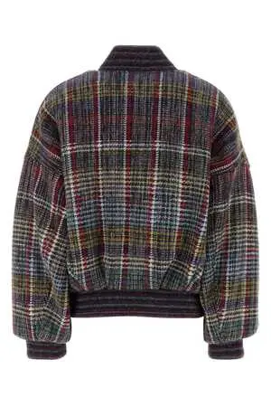 Missoni Embroidered Wool Bomber Jacket