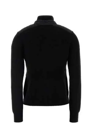 Moncler Nylon And Knit Cardigan