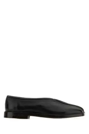 LEMAIRE Leather Loafers - Black