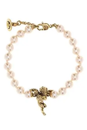 VIVIENNE WESTWOOD Ivory Pearls Putti Bracelet - White