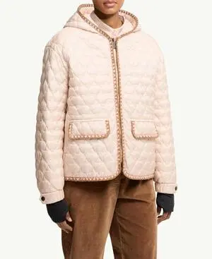 Moncler Valfassa Mountain Quilted Hooded Short Down Jacket