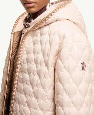 Moncler Valfassa Mountain Quilted Hooded Short Down Jacket