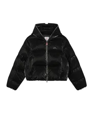 Casablanca Cropped Quilted Hooded Jacket