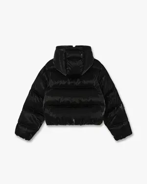 Casablanca Cropped Quilted Hooded Jacket