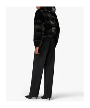 Casablanca Cropped Quilted Hooded Jacket