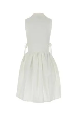 Miu Miu Cotton Blend Mini Dress