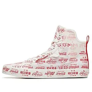 ANTA X Coca Cola Canvas High 'white Red - White/red