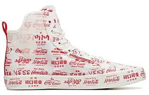 ANTA X Coca Cola Canvas High 'white Red - White/red