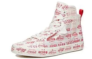 ANTA X Coca Cola Canvas High 'white Red - White/red