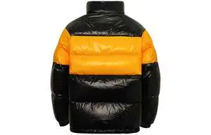 NEW BALANCE Reversible Puffer Coat Asia Sizing 'black Yellow