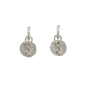 CLAIRE HILL DESIGNS F This Sh** Huggie Hoops - Silver