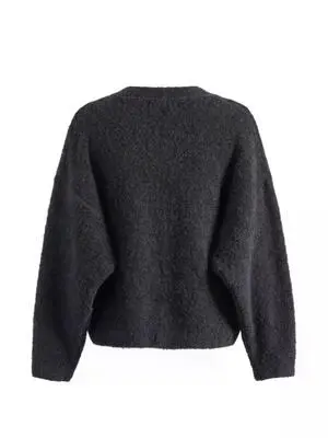 ACUPUNCTURE 1993 Safety-pin Bouclé Cardigan