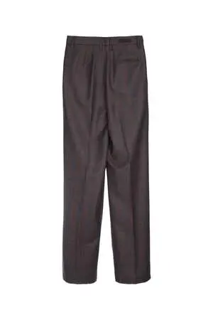 JACOB COHЁN Pantalone Wide Leg Quadro