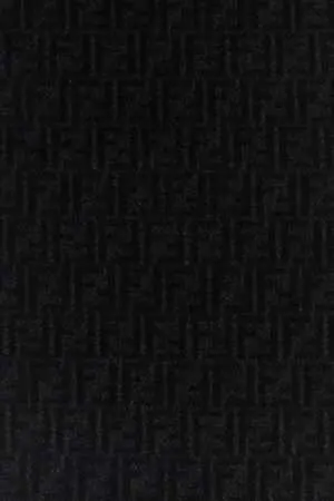 Fendi Black Wool And Cashmere Reversible Scarf - Multicolor
