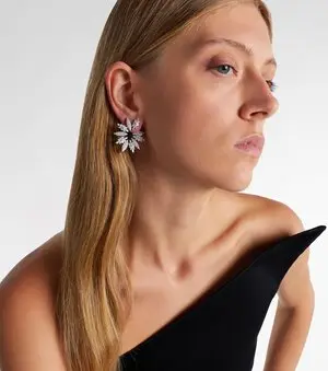 Yeprem Y-couture 18kt White Gold Earrings With Diamonds