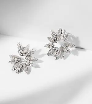 Yeprem Y-couture 18kt White Gold Earrings With Diamonds