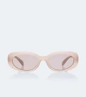 Miu Miu Signature Oval Sunglasses - Pink
