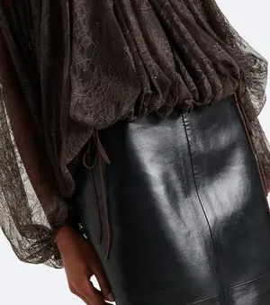 DE LA VALI Elunara Lace Blouse