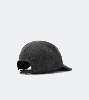 Prada Wool And Cashmere Baseball Cap - Grey