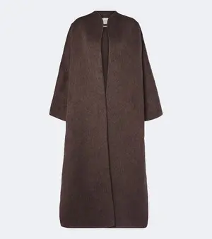 Max Mara Camel Hair And Mohair Coat - Brown