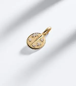 FOUNDRAE Resilience Blossoms 18kt Pendant With Diamonds