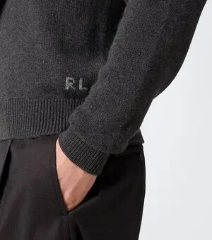 Ralph Lauren Purple Label Polo Bear Embroidered Sweater